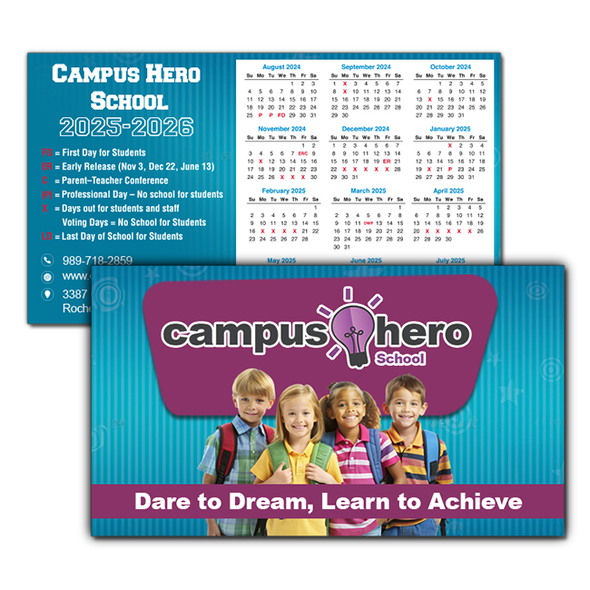 4x7 Double Sided Rectangle Magnets