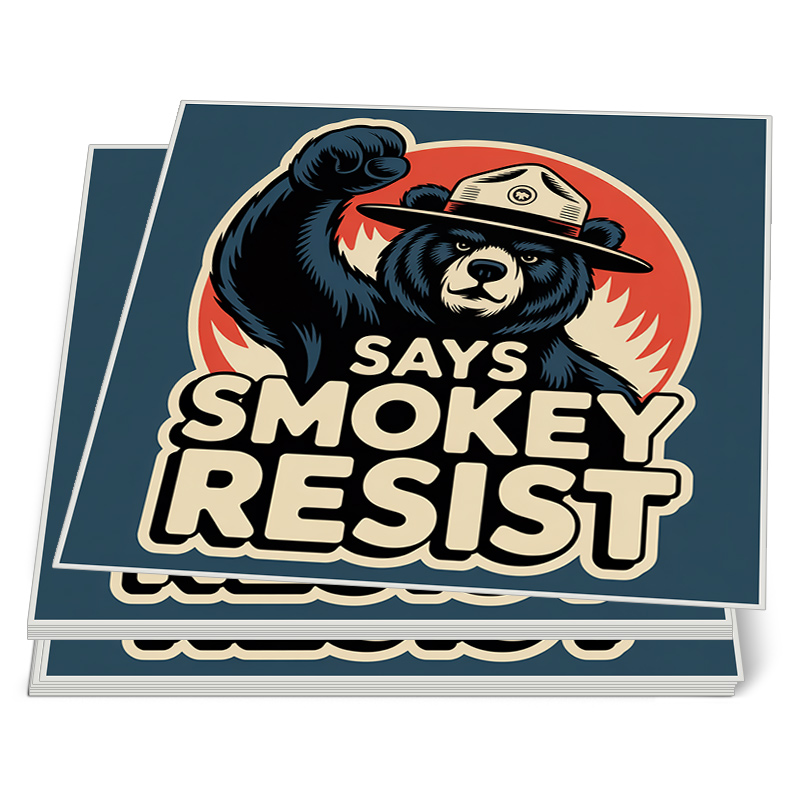 2x2 Inch Square Full Color Indoor Paper Stickers