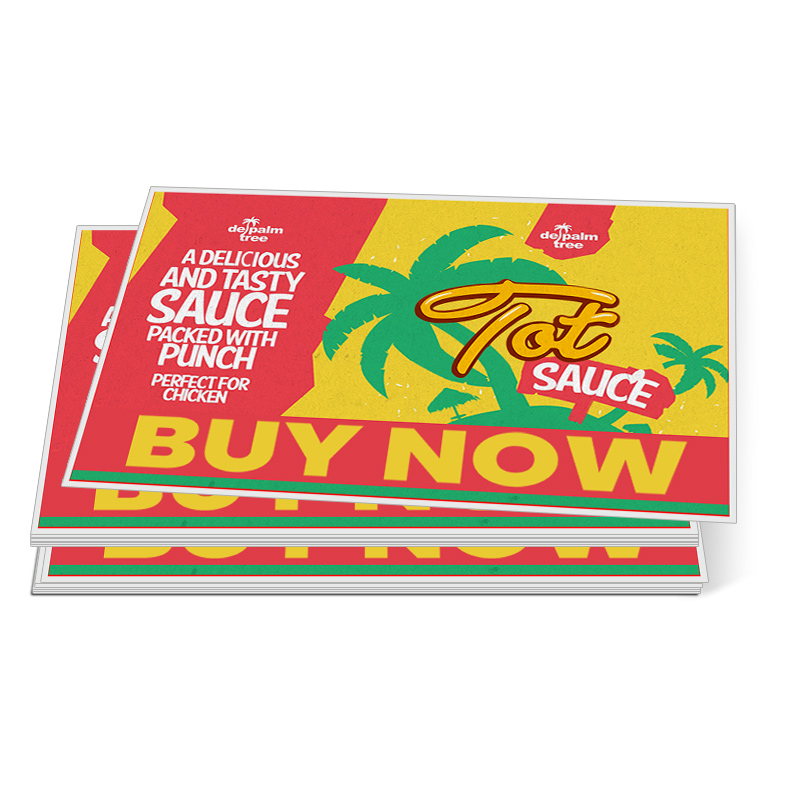 4x6 Inch Rectangle Full Color Indoor Paper Stickers
